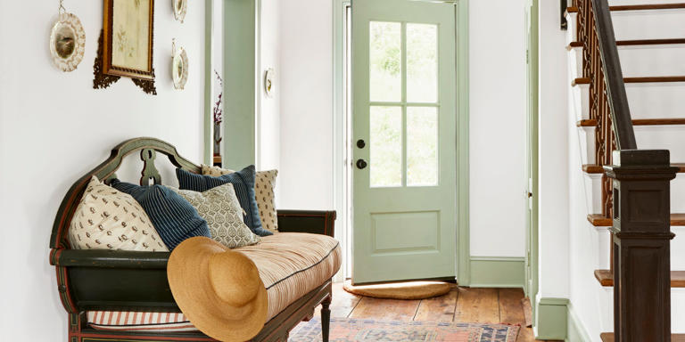 7 spring entryway ideas that instantly make your home feel more welcoming
