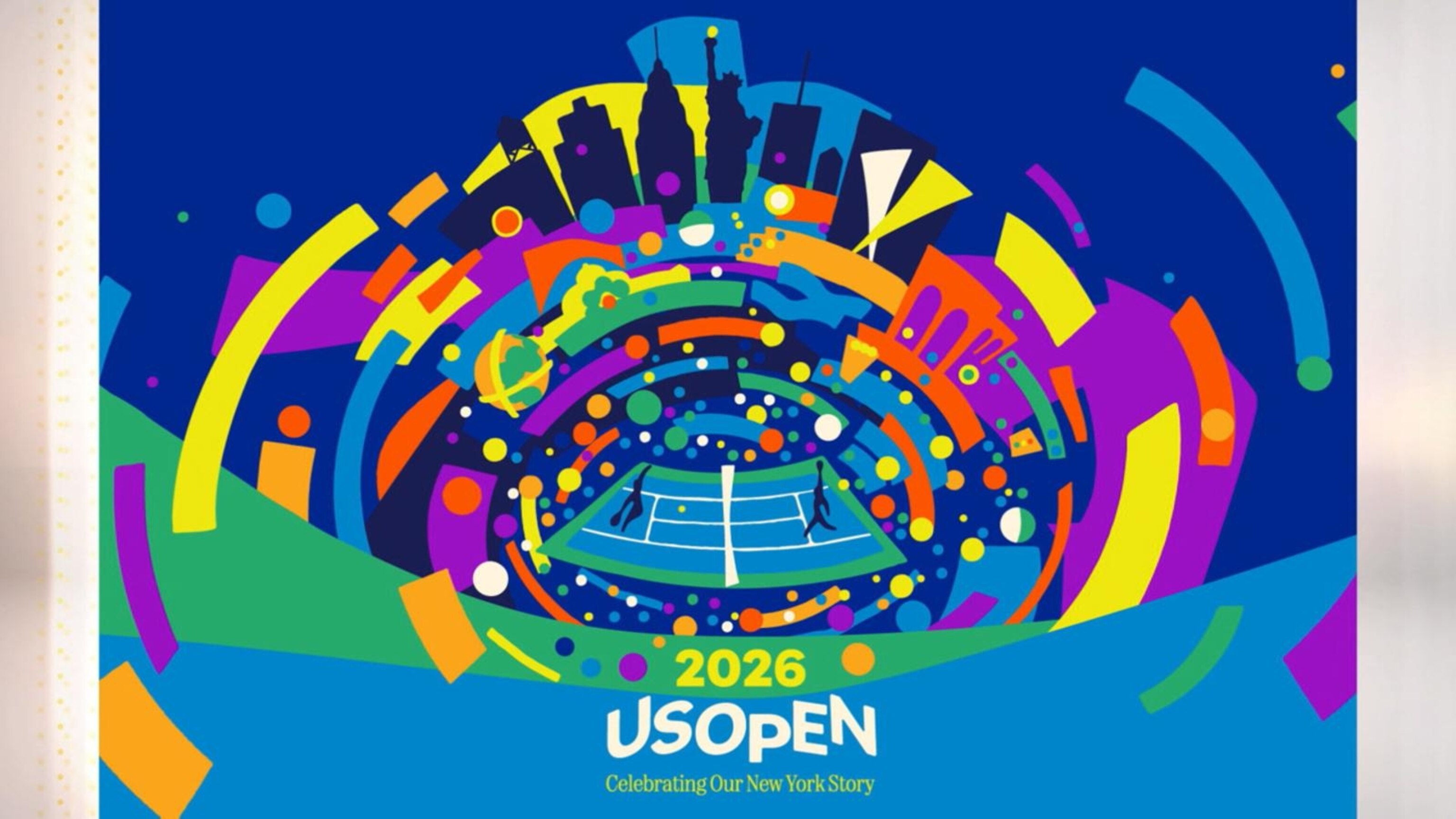 Theme art unveiled for 2026 US Open