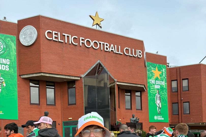Celtic fans react after winning Scottish Premiership title in 'nervy' match