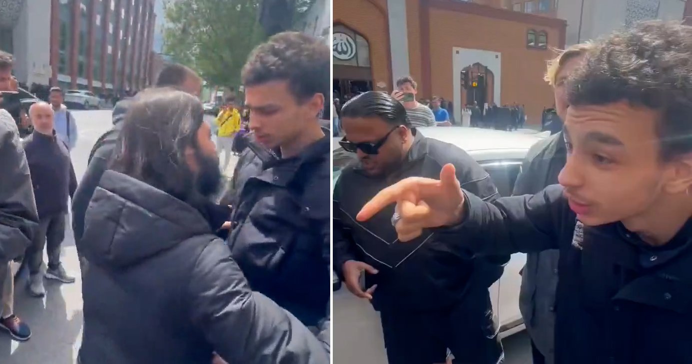 Search for man who threatened to behead 'dirty Jews' in London