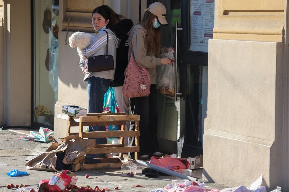 Car rams into eight pedestrians before 'driver stabs bystander' in ...