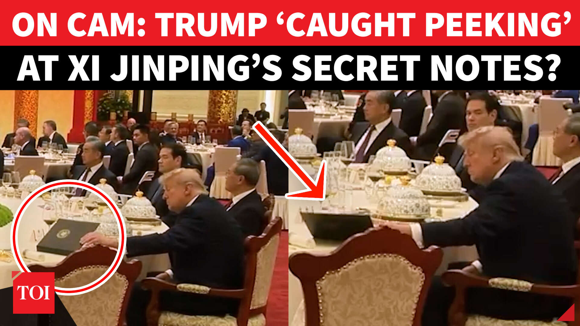 Trump 'Caught Spying' on Xi's notes? Real story behind viral clip from ...