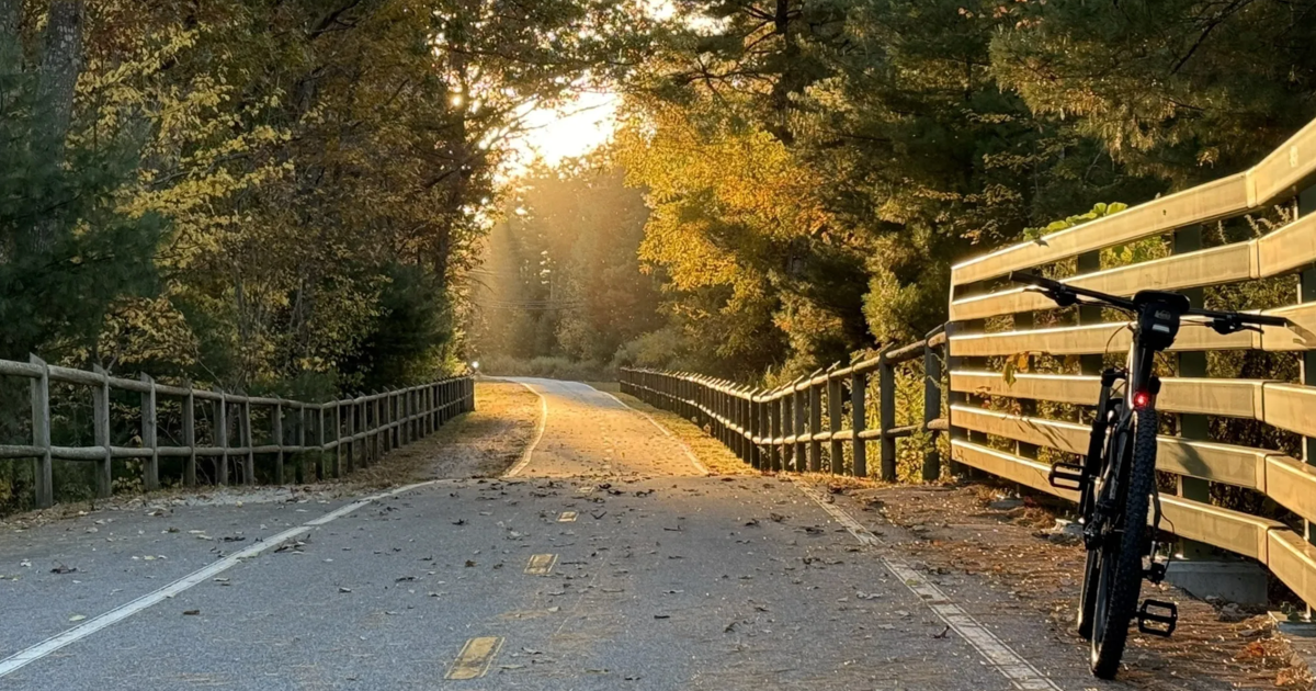 Skip the hike - this Rhode Island rail trail is even better