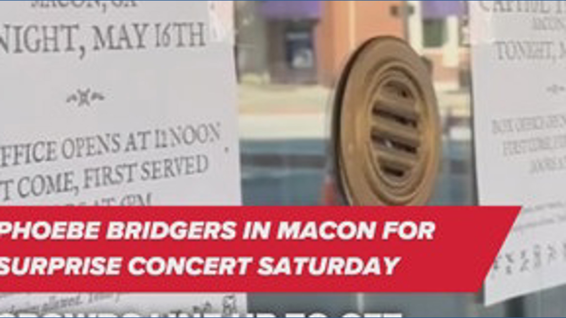 Indie singer-songwriter Phoebe Bridgers performing in Macon Saturday night