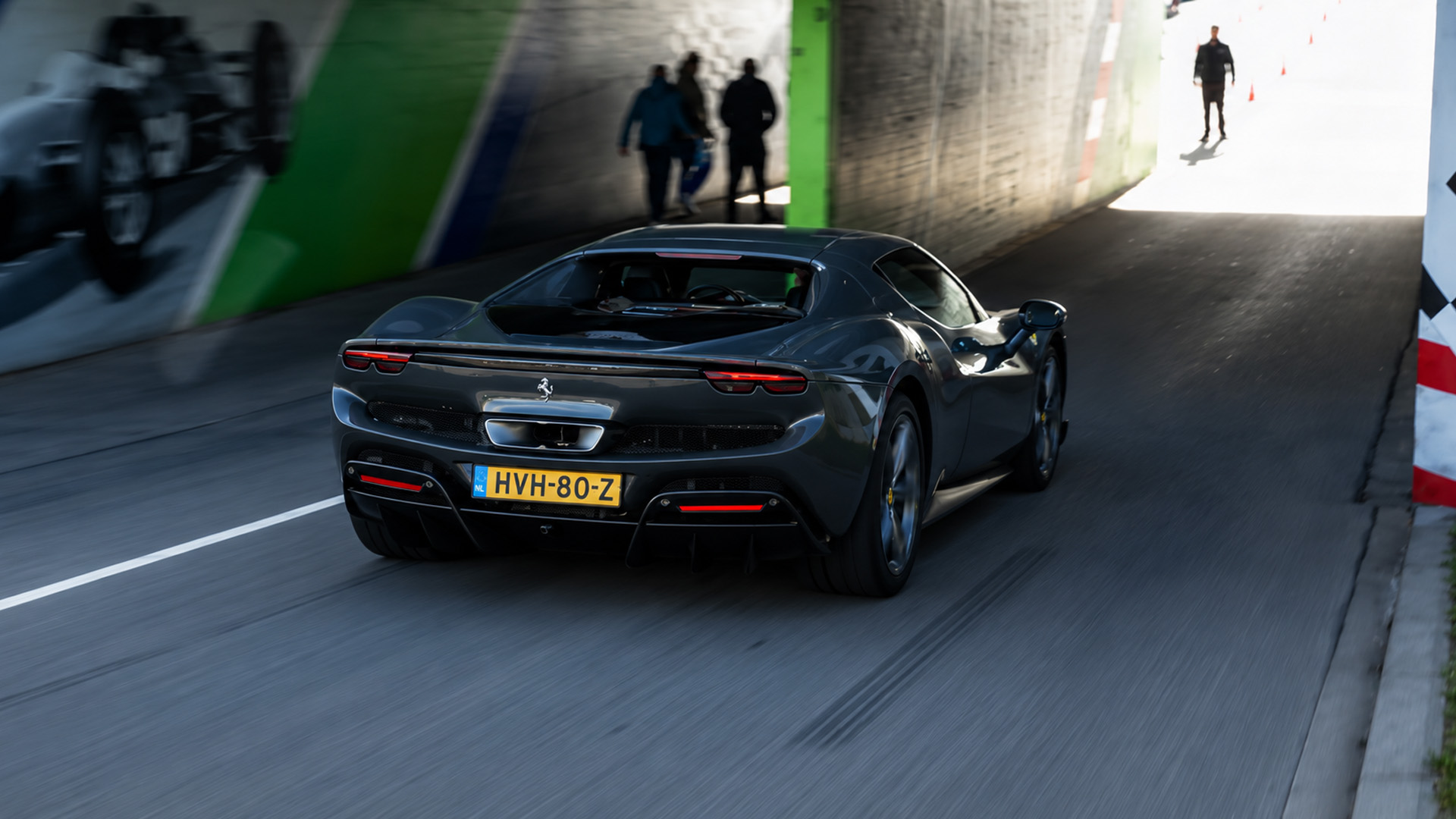 This Ferrari 296 GTB tunnel run sounds wild