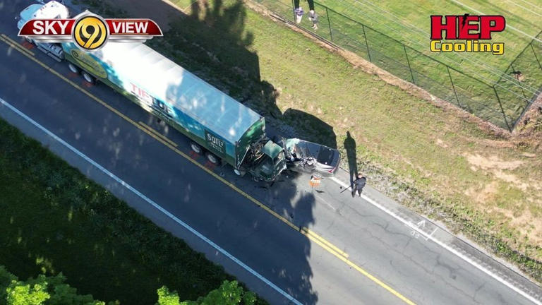 Man dies after crashing his car into a stopped semi on Highway 58 in ...