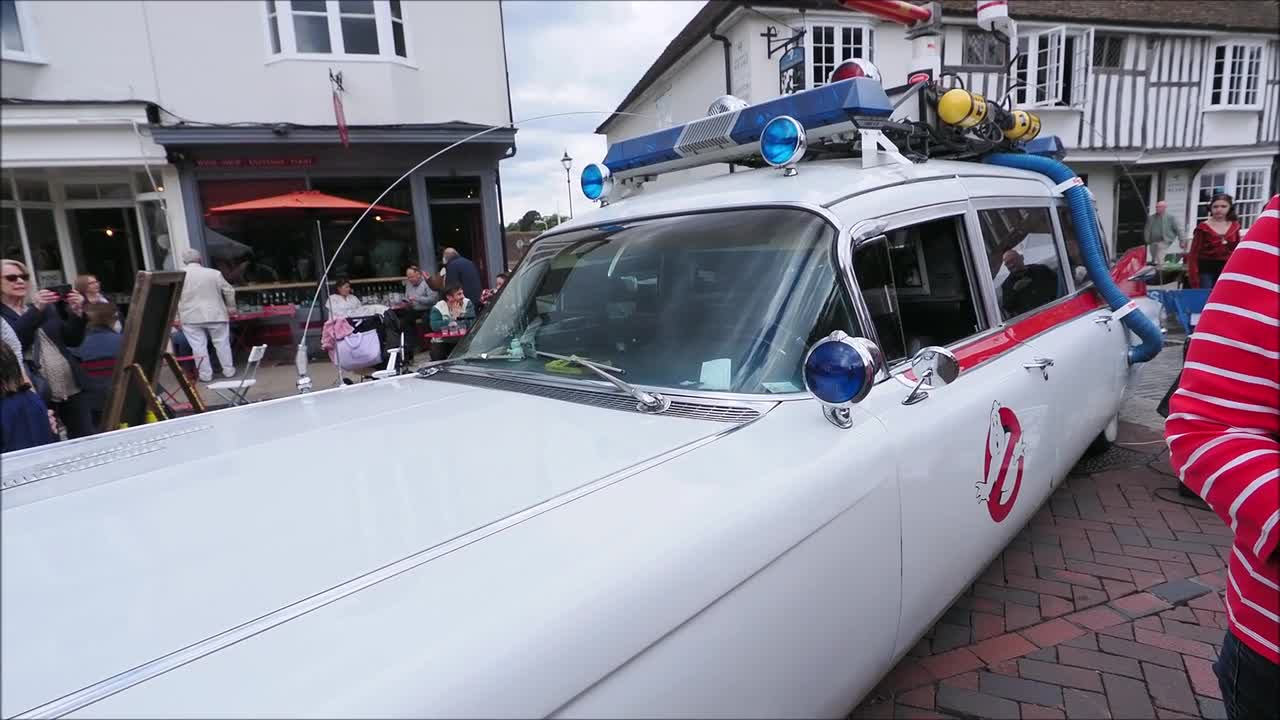 Iconic movie cars on display at Kent's Festival of Transport, UK