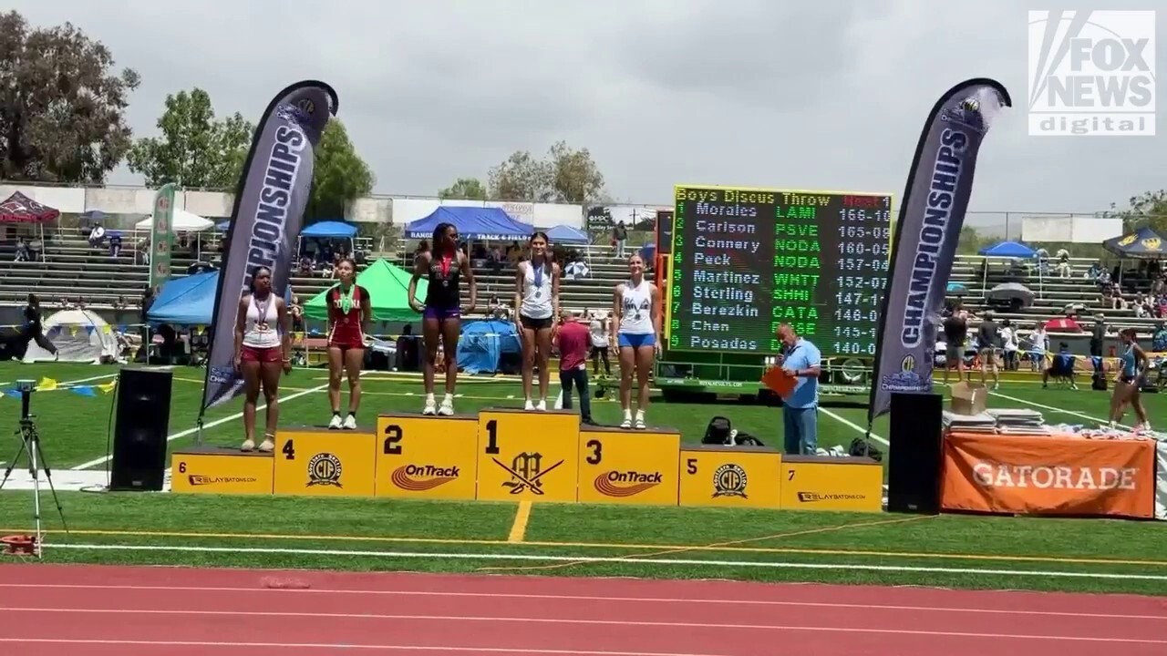 Trans athlete named co-champion in girls' long jump event at California ...