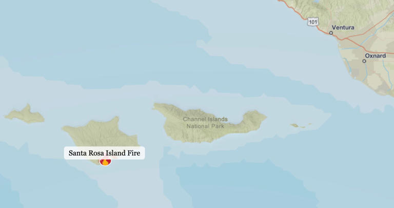 Santa Rosa Island fire reaches 5,700 acres, destroys historic sites