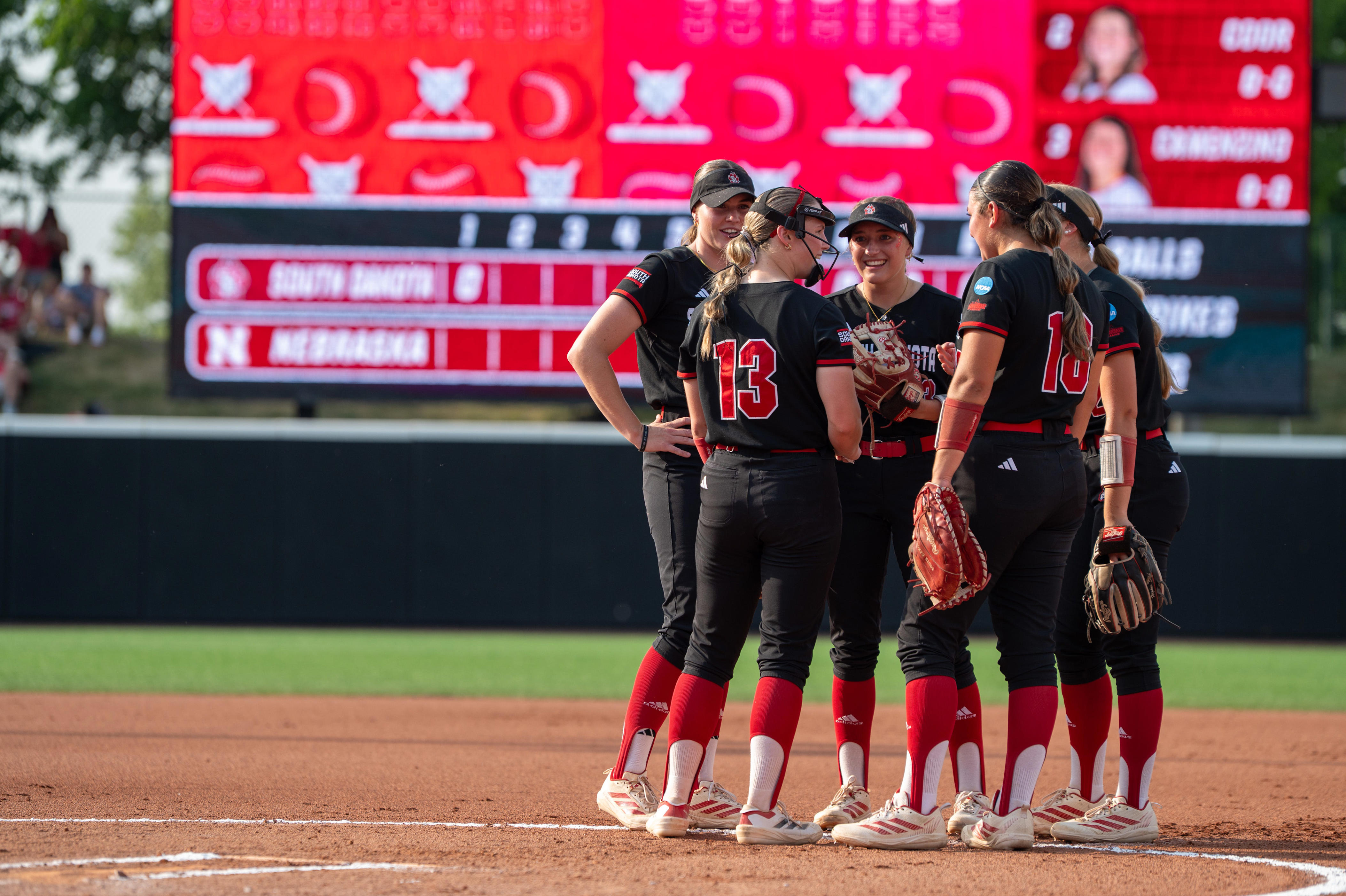South Dakota softball earns first NCAA tournament win, tops Louisville