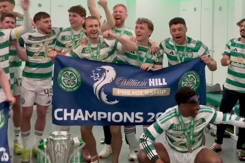 Celtic stars steal Rangers anthem in title win troll as 'Simply the ...