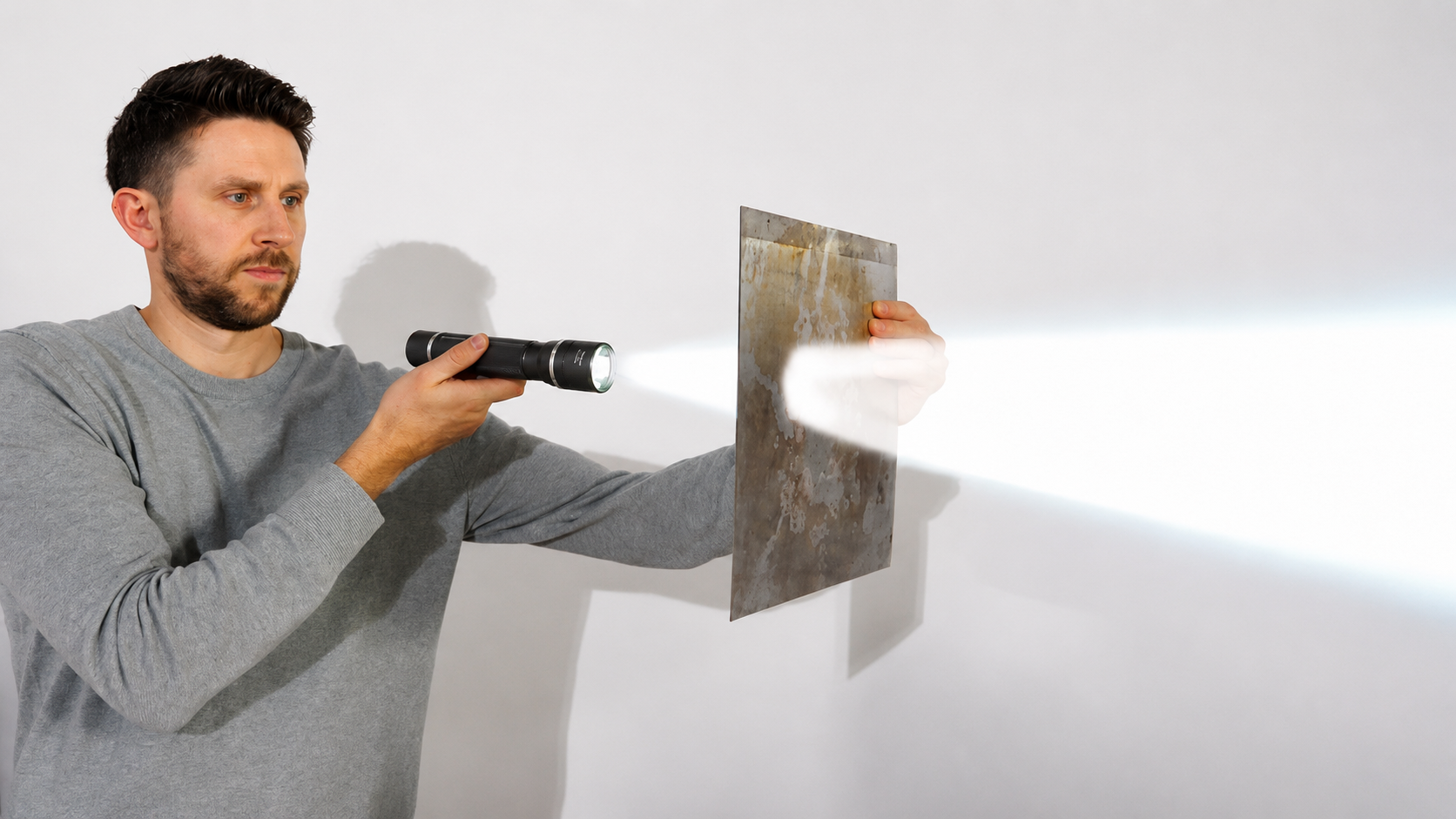 How to shine light through solid metal
