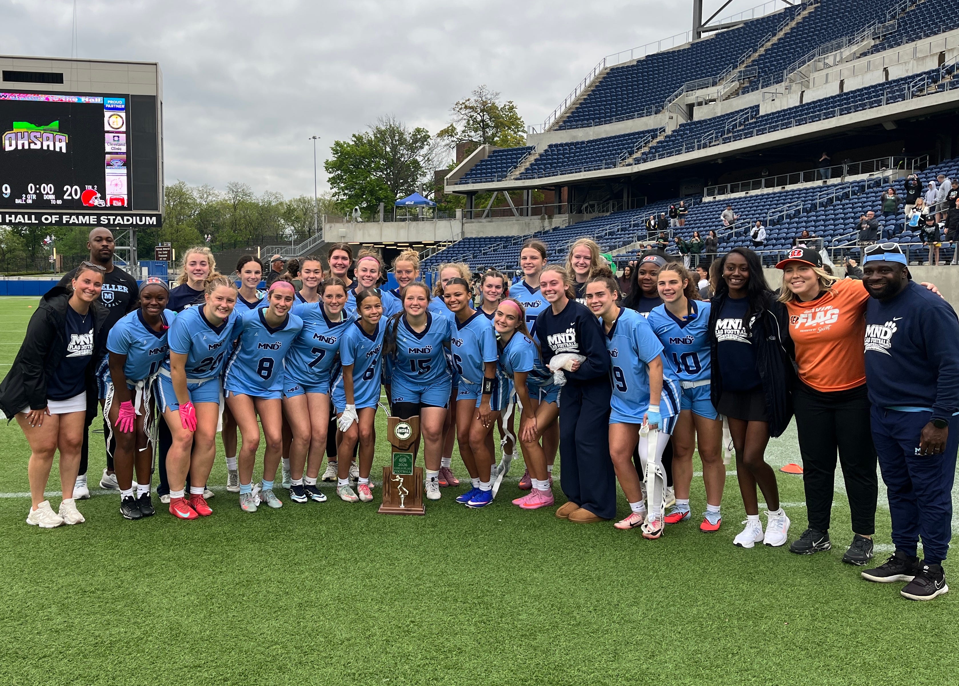 Mount Notre Dame takes second at first OHSAA flag football tournament