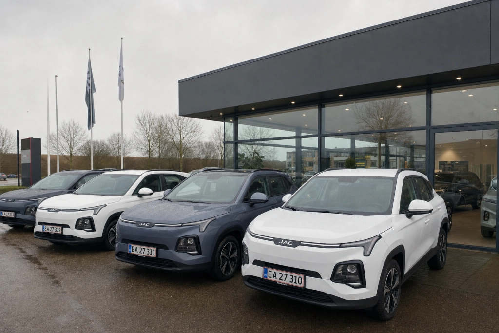 Ny kinesisk elbil rammer Danmark til 174.995 kr.: JAC E30X går efter ë ...