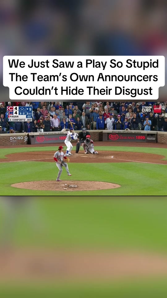 What the heck was he thinking? #mlb #baseball #baseballboys #reds #cubs