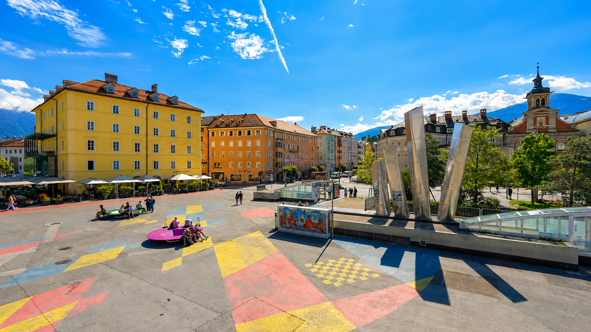 Enjoy a summer walk through Innsbruck Austria (4K)