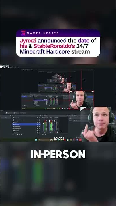 Jynxzi announced the date of his Minecraft hardcore marathon #jynxzi # ...