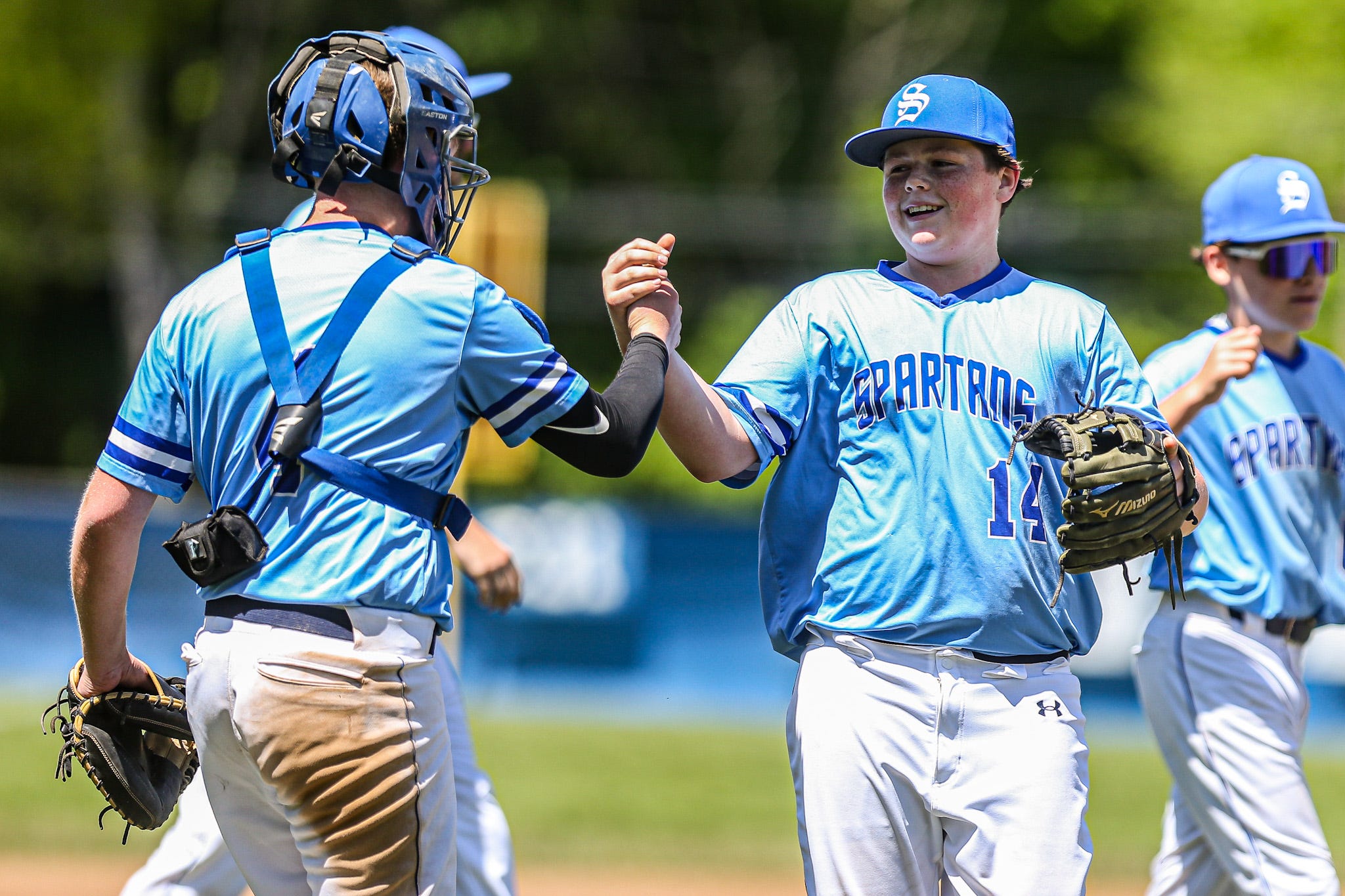 Spring was in the air Saturday on a exciting day of high school sports