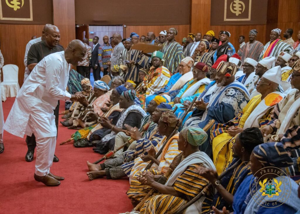 President Mahama commends chiefs and people of Dagbon for prevailing peace
