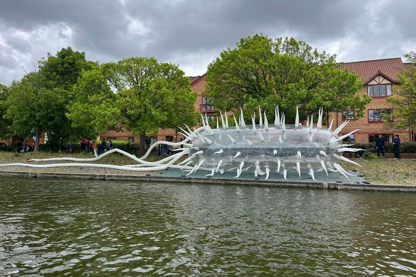 Massive sculpture at Bristol Harbour has a grim meaning