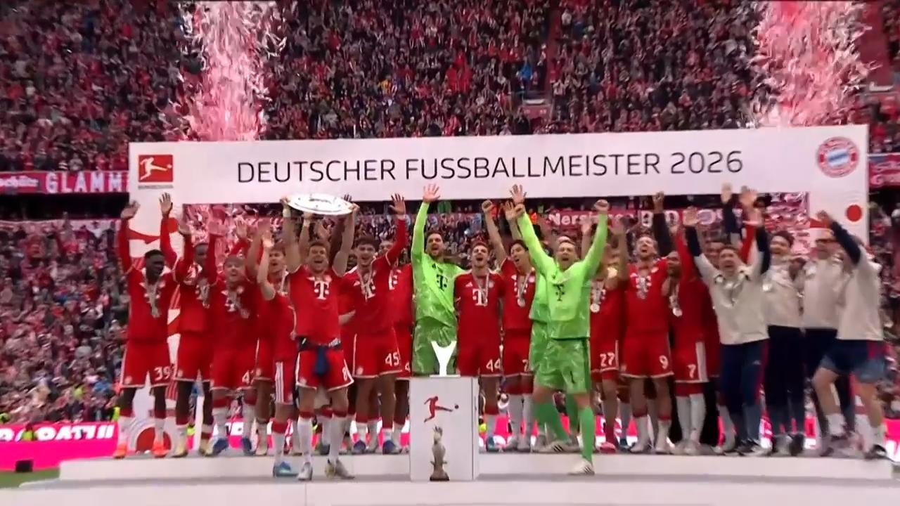Kane scores hat trick in 5-1 win over Koln as Bayern celebrate ...