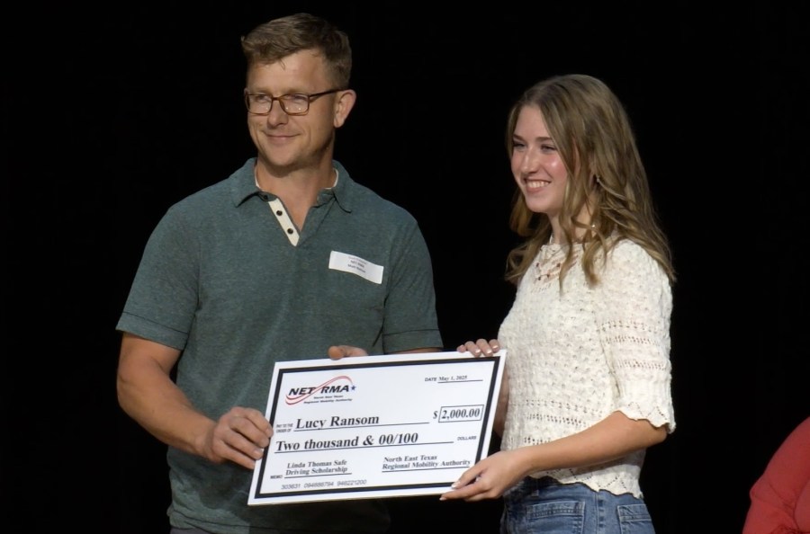 Cass Co. students receive scholarships for promoting safe driving