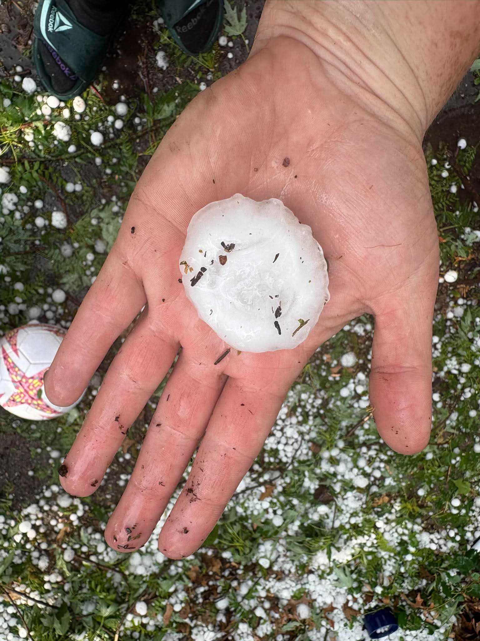 Photos: KETV viewers capture storms that brought large hail to western Iowa