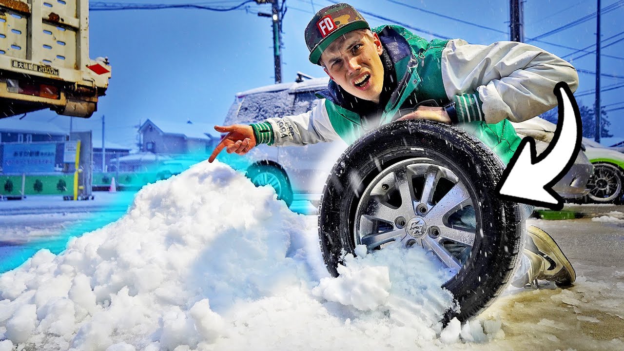Using snow instead of air in my tires!