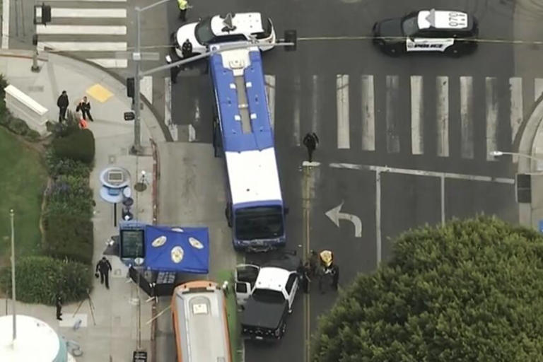 Woman killed in Santa Monica after crawling under Metro bus