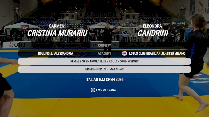 Vs Carmen Cristina Murariu 2026 UIJJ Italian BJJ Open