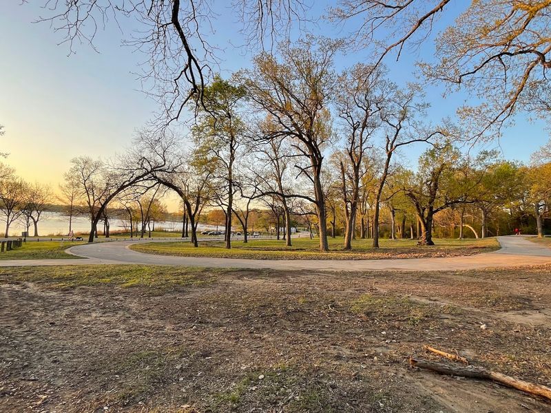 The senior-friendly promenade at this Texas lake wraps around 9 miles ...