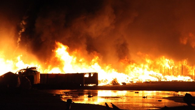 Evacuations ordered as human-caused Arizona fire destroys RVs