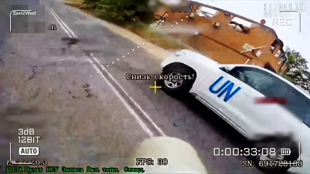Russia accused of drone attack on UN marked aid convoy in Ukraine