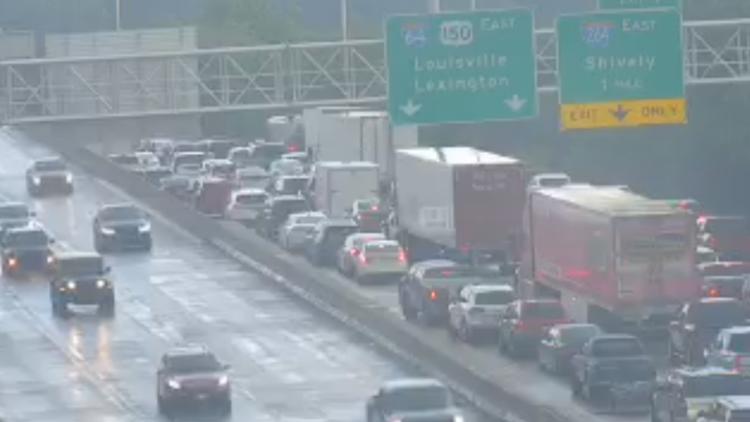 Two-vehicle crash on Sherman Minton causes traffic delays