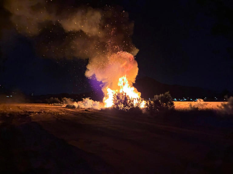 Firework debris causes massive fire near Western Playland in Sunland Park