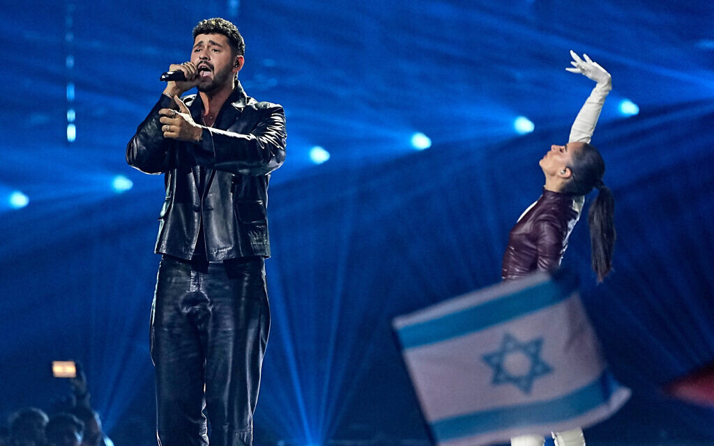 With no audible booing, Israel’s Noam Bettan performs 'Michelle' at ...