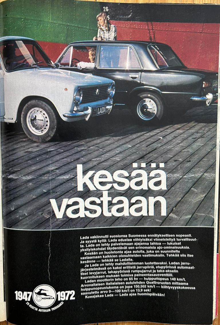 Päivän automainos: Lada — kesää kohti