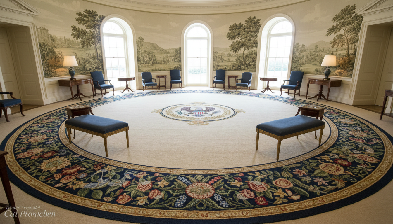Before-and-after photos show changes Trump has made to the White House ...