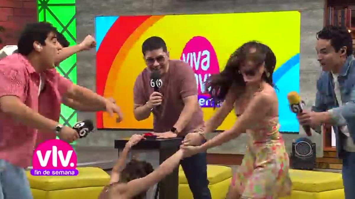 Yams y Dani Villa se dan tremendo encontronazo en vivo