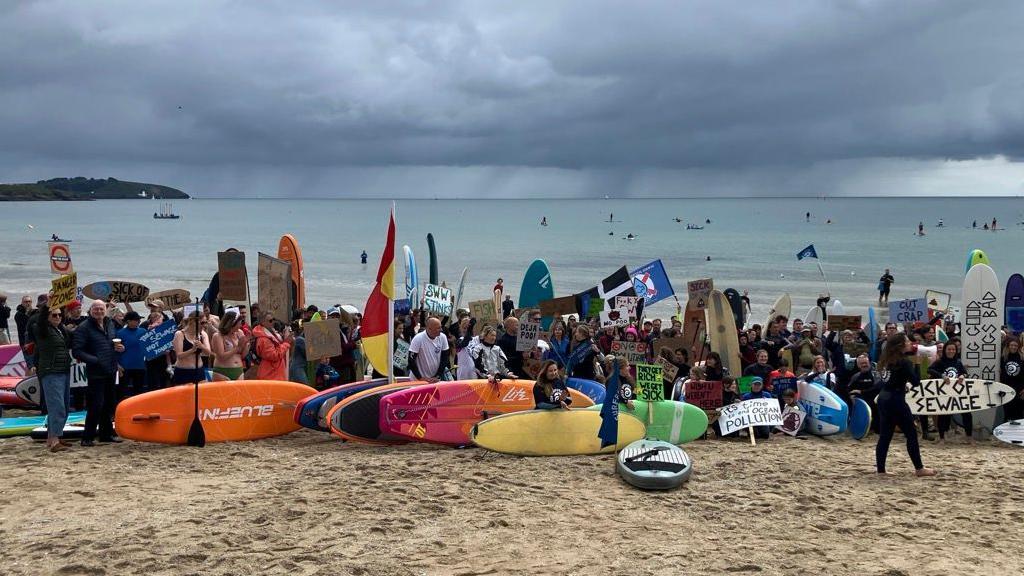 Cornwall joins Surfers Against Sewage protest