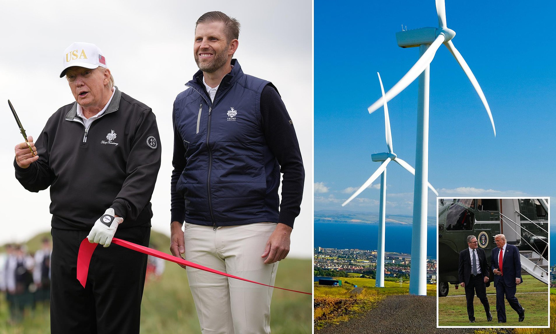 Donald Trump's visit to UK saw wind turbine delivery cancelled