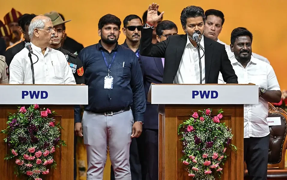 Vijay keeps key portfolios as cabinet formation stirs debate