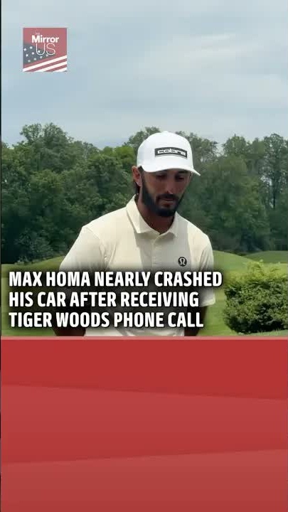 Max Homa reveals shocking Tiger Woods call that nearly caused a car crash