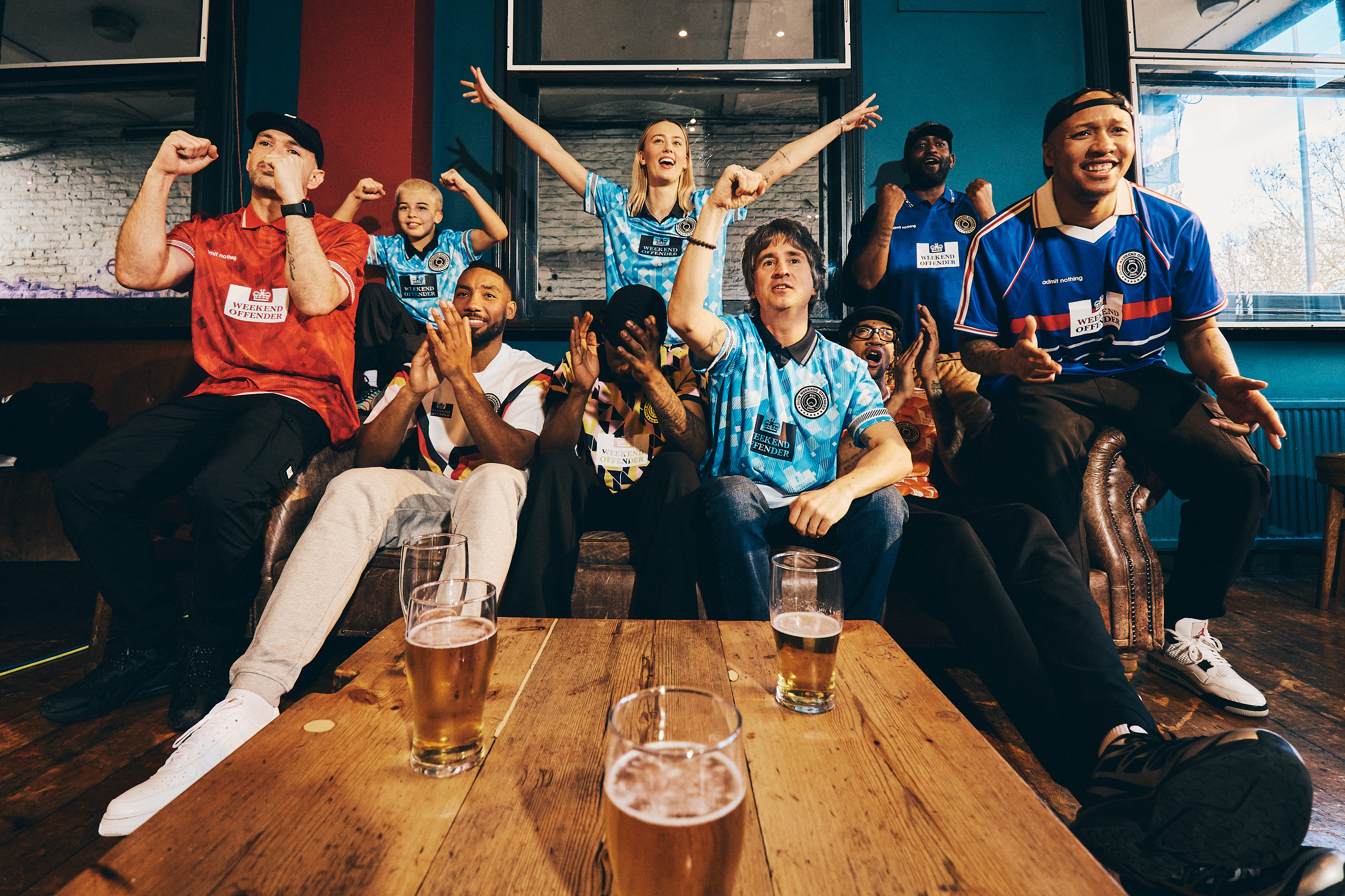 Weekend Offender reworks classic football kits for 'World Cup 2026' capsule