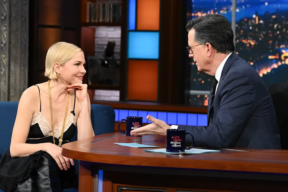 Every time 'Late Show' hosted Michelle Williams, who Stephen Colbert ...