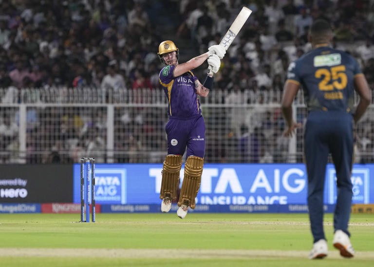 Whirlwind Allen, Raghuvanshi keep KKR alive with 29-run win over GT