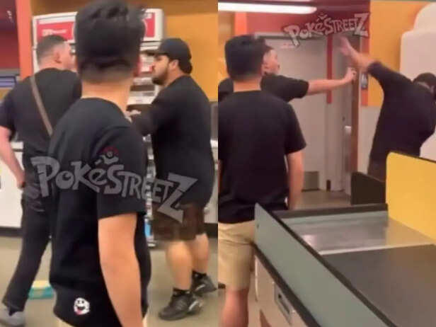 'I don't fight!' but used pepper spray? Pokemon TCG vending machine ...