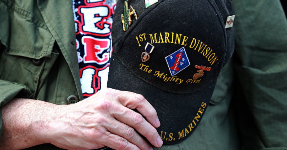 Marine vet praised by woman he saved from crazed gunman
