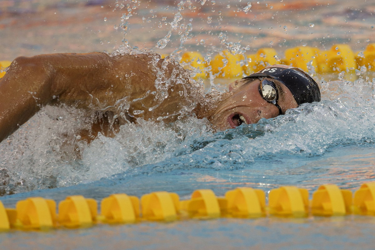 Celebrities spotted at Team USA swimming events during recent Olympics