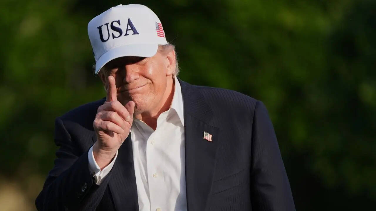 Trump calm before the storm post: Decoding US president's cryptic ...